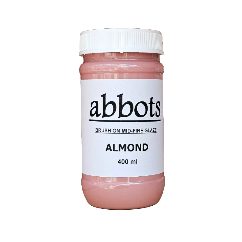 Abbots Almond Midfire Brushable Glaze – Decopot Limited
